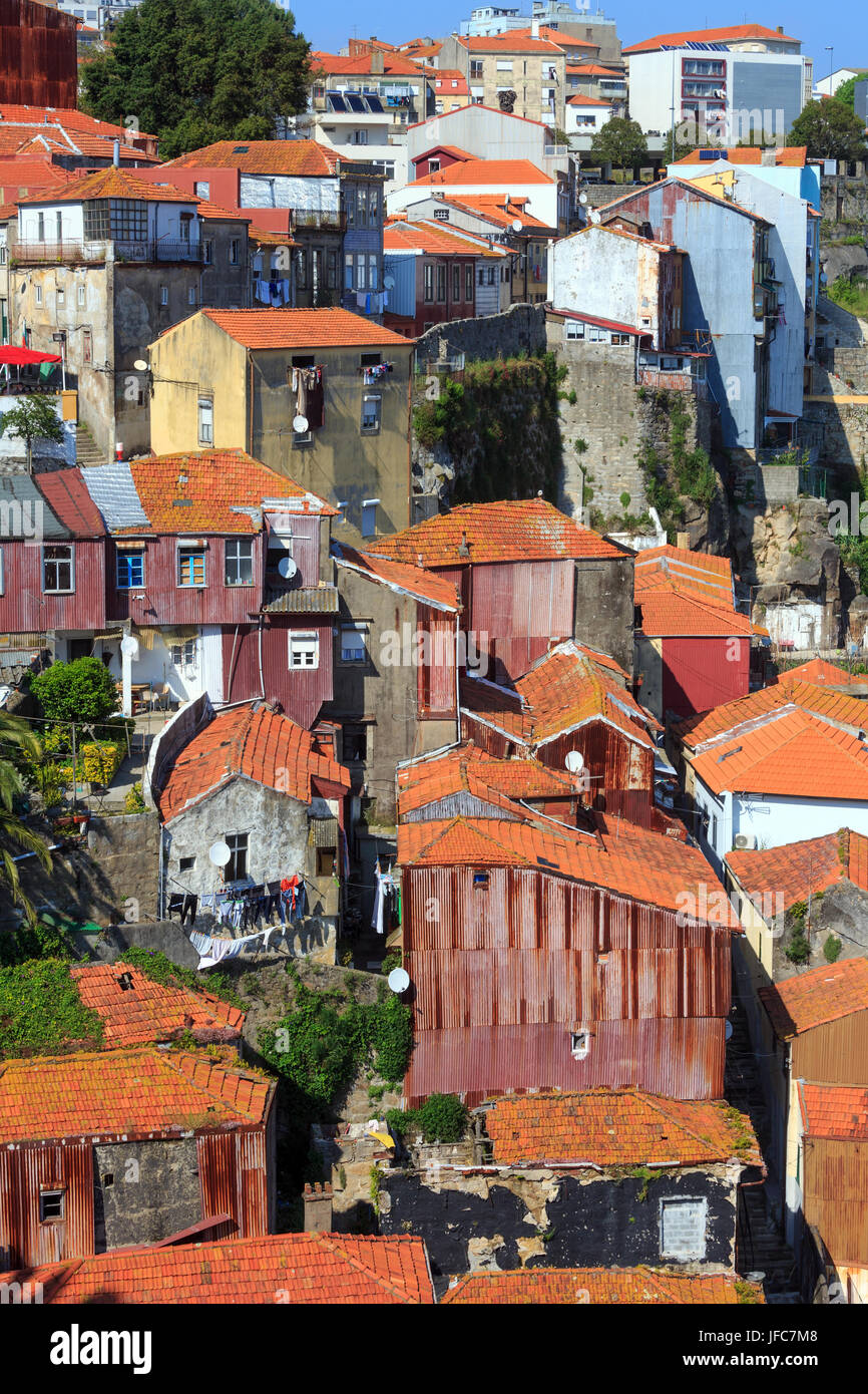 Porto city top view (Portugal Stock Photo - Alamy