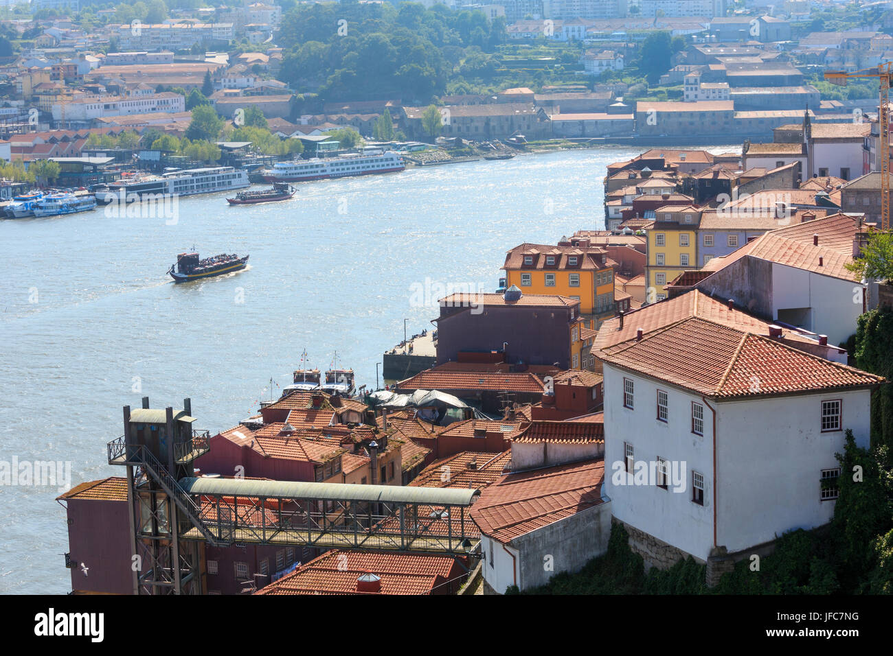 Porto city top view (Portugal Stock Photo - Alamy