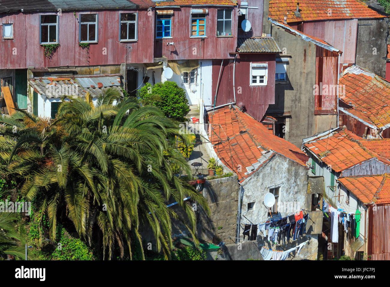 Porto city top view (Portugal Stock Photo - Alamy