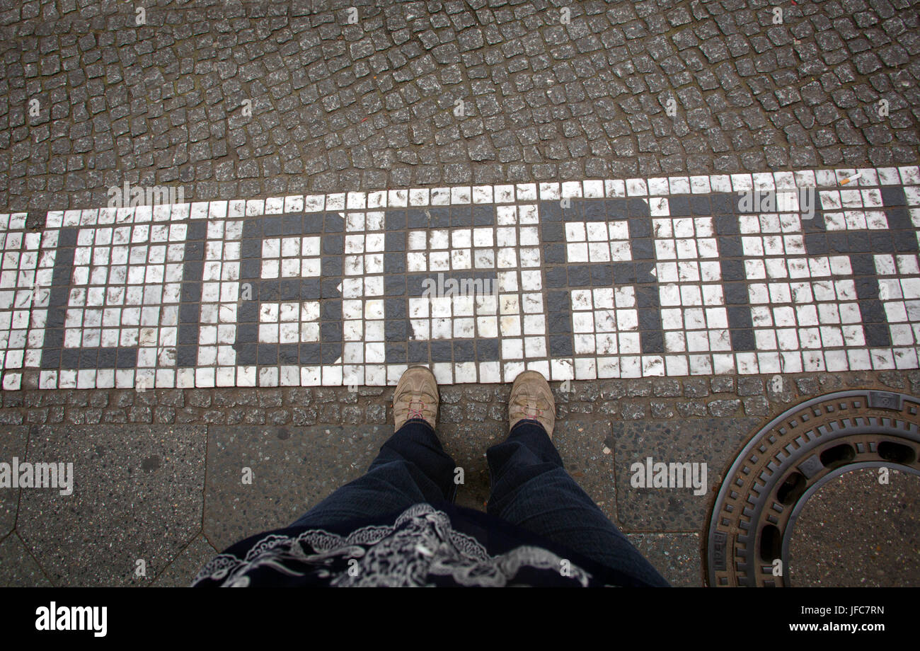 Unity and Liberty - Berlin Wall Stock Photo - Alamy
