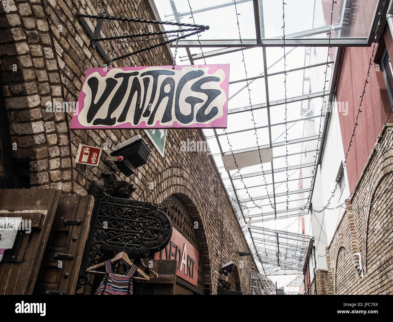 London, UK: July 26, 2016: In one of the funky street in and around ...