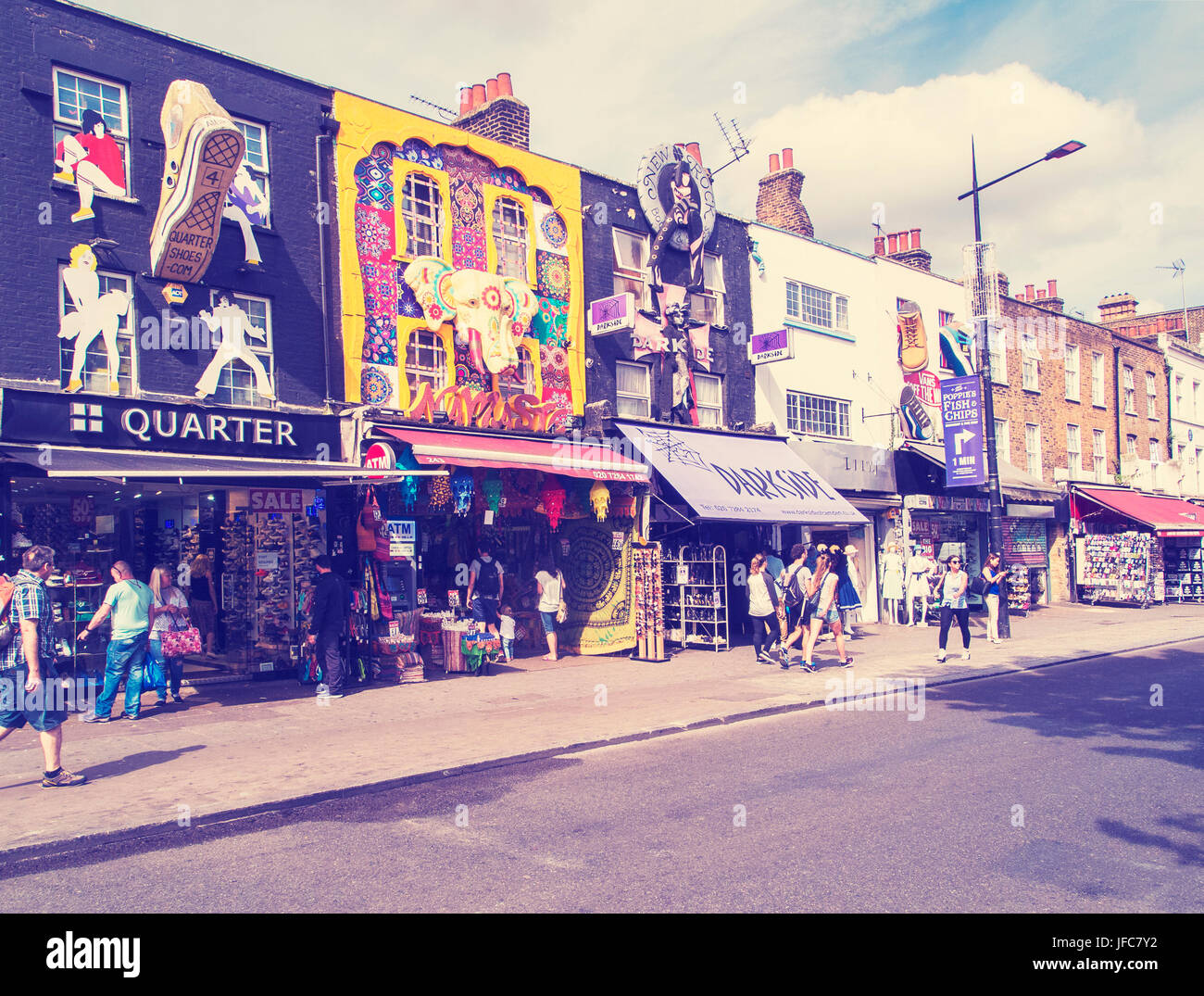 Camden town market lock display hi-res stock photography and images - Alamy