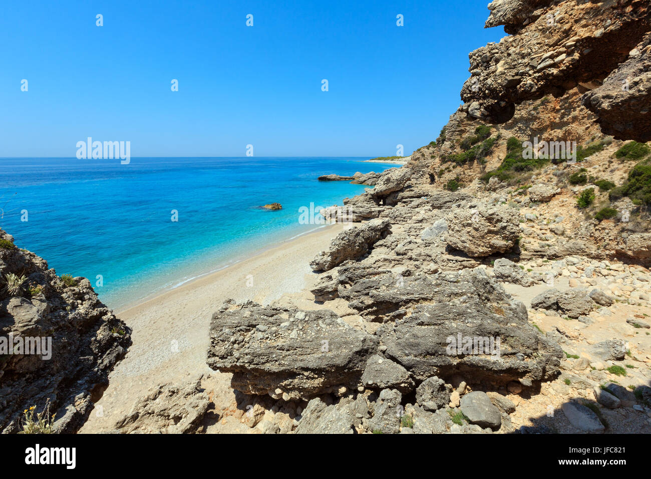 Drymades beach, Albania Stock Photo - Alamy