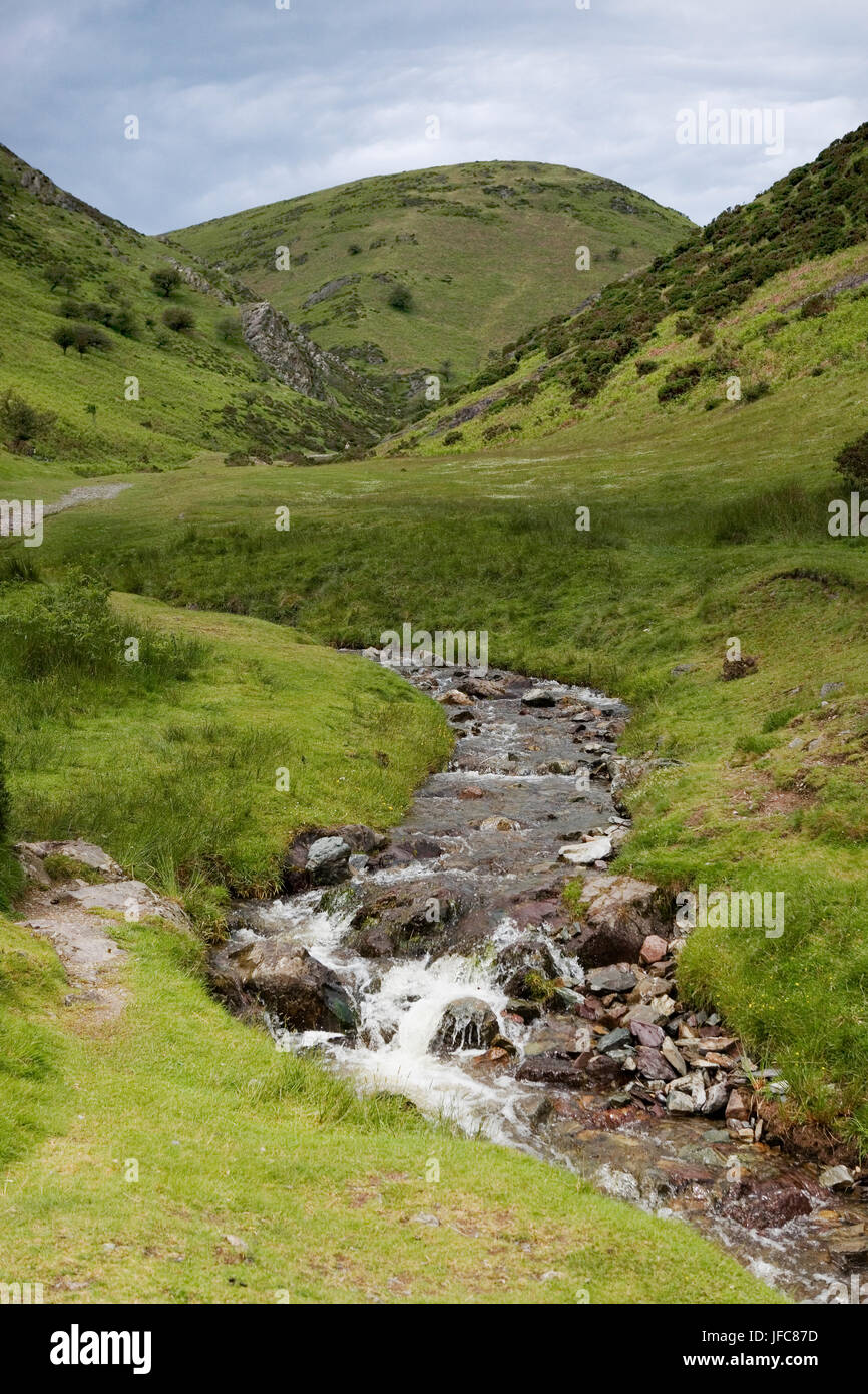 Carding Mill Valley and Calf Ridge, Long Mynd, Shropshire: part of the ...