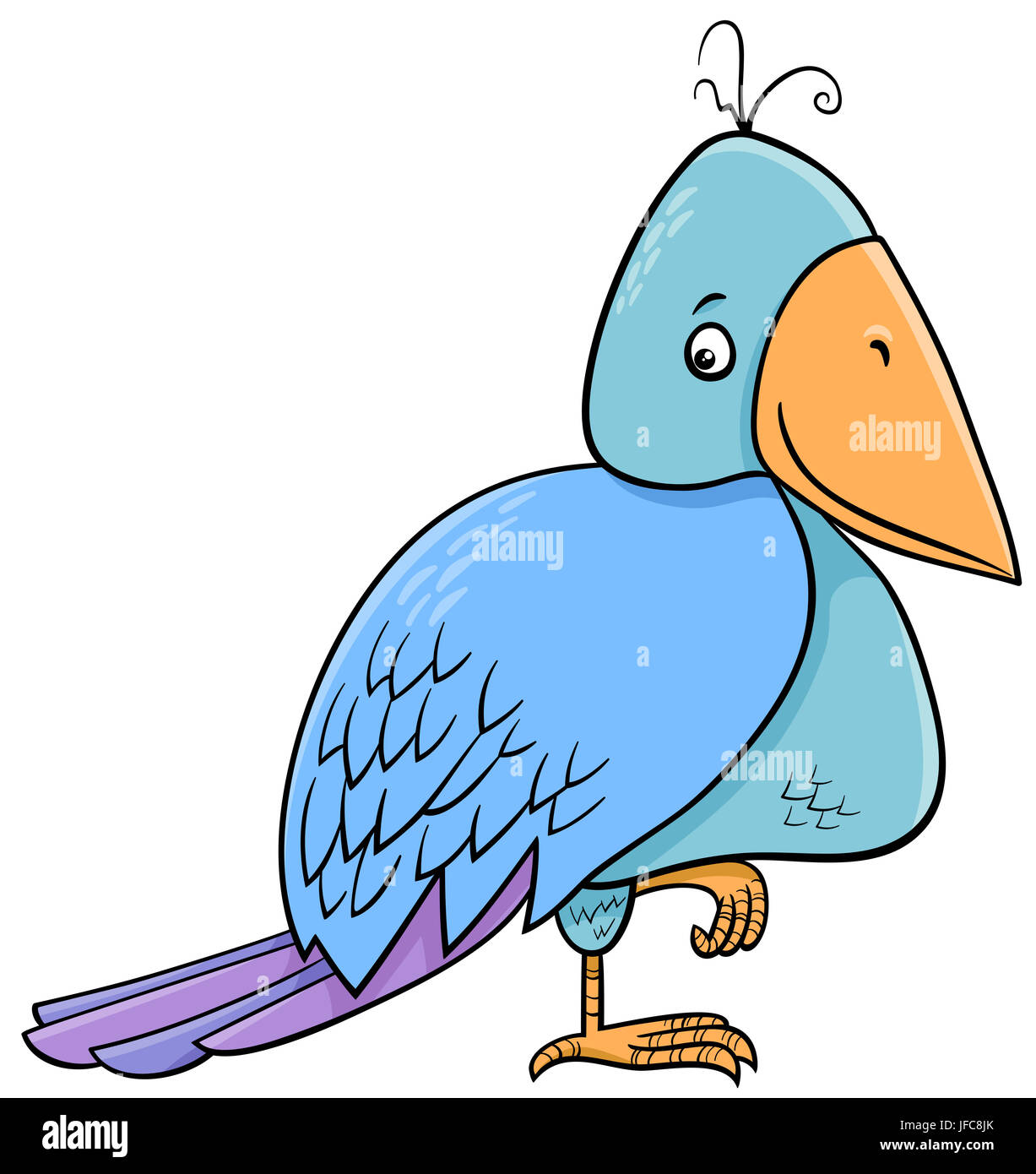 bird cartoon illustration Stock Photo - Alamy