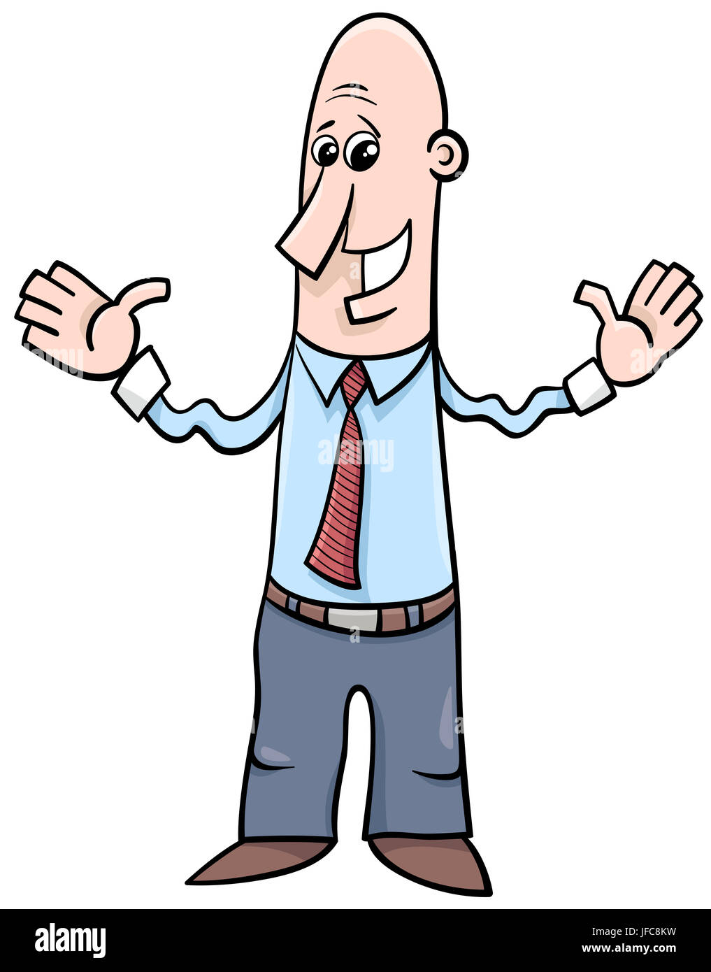 man or businessman cartoon Stock Photo - Alamy