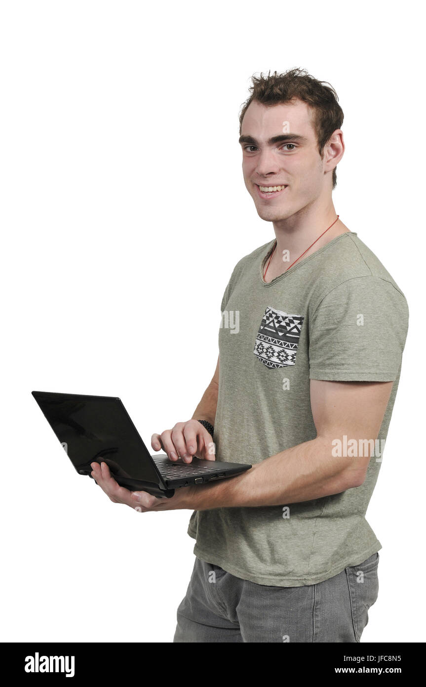 Happy youn man hi-res stock photography and images - Alamy