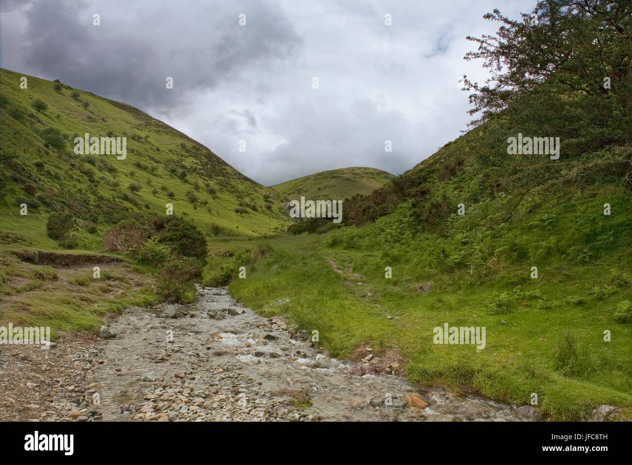 Carding Mill Valley and Calf Ridge, Long Mynd, Shropshire, England ...