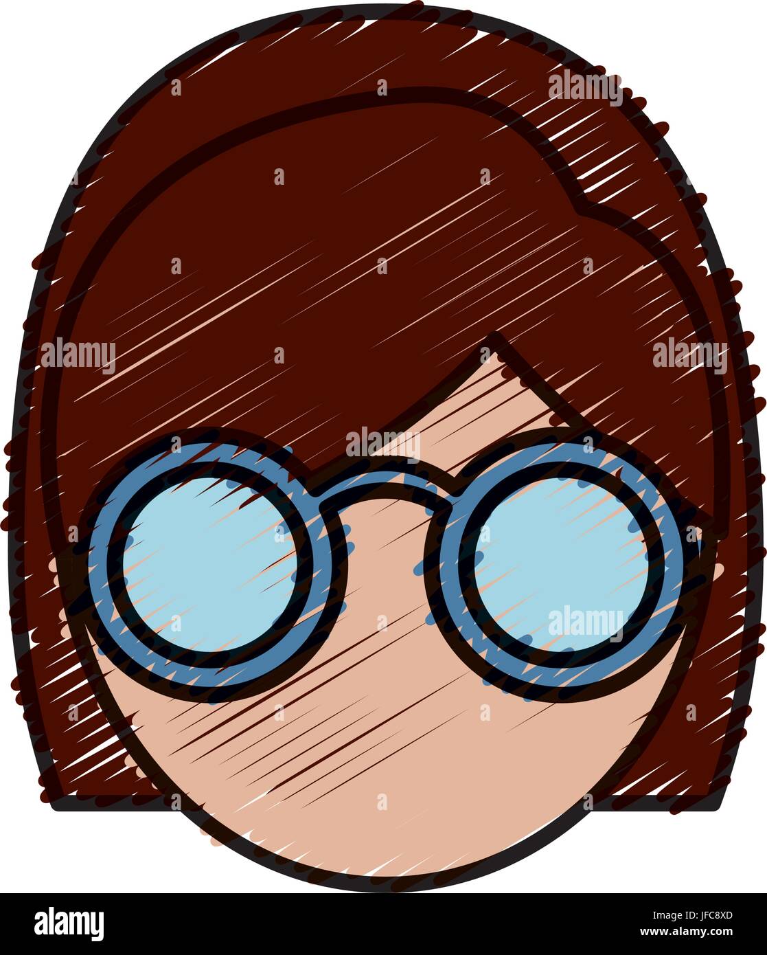 woman with glasses icon Stock Vector Image & Art - Alamy