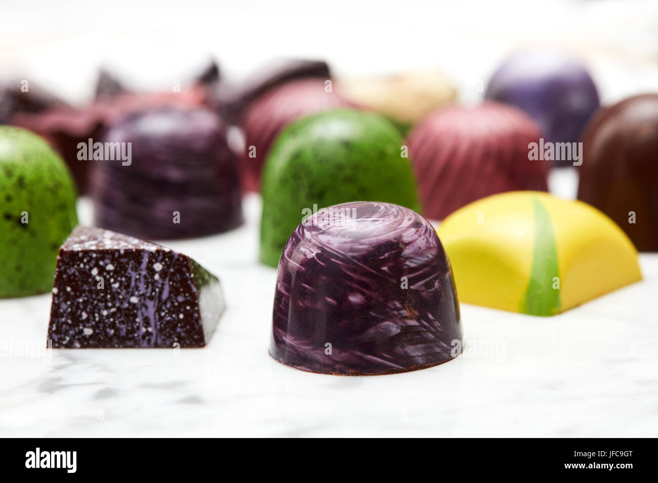 Set of various hand-made candies Stock Photo - Alamy
