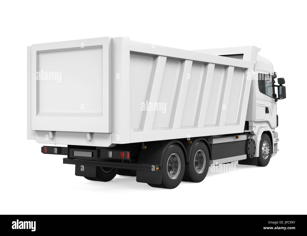 Tipper Dump Truck Isolated Stock Photo - Alamy
