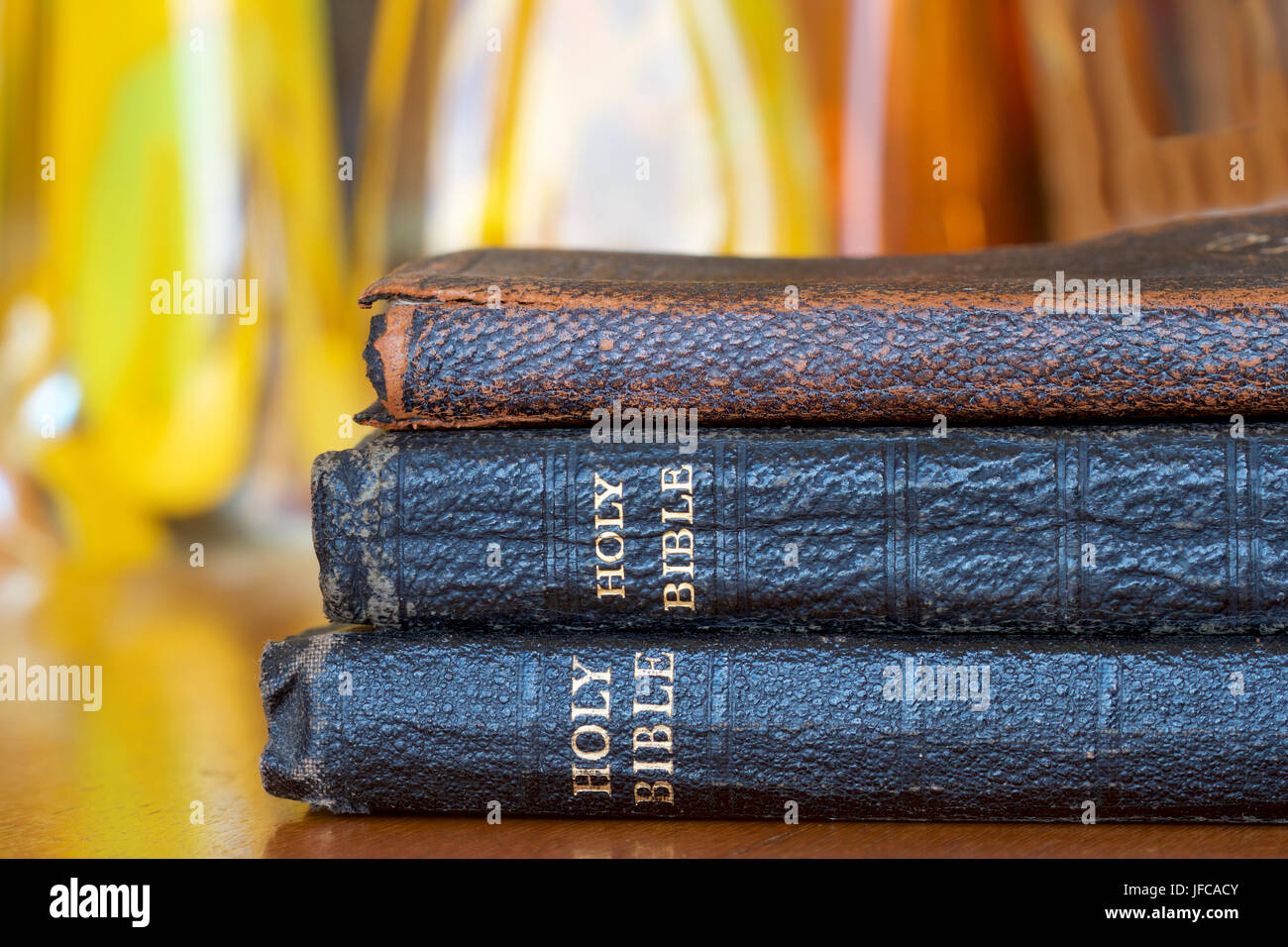 Holy bibles stacked hi-res stock photography and images - Alamy