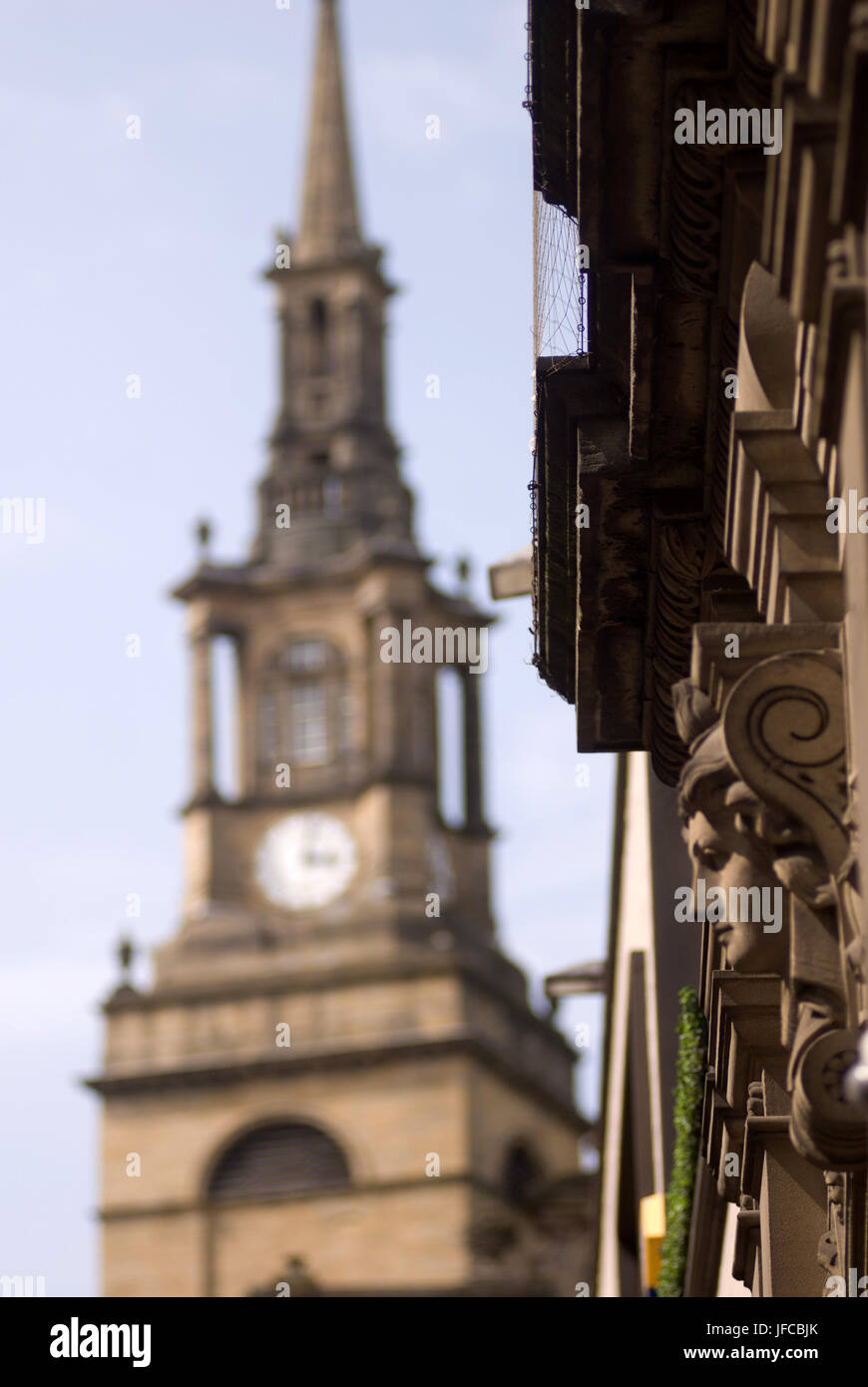 Newcastle quayside clock tower hi-res stock photography and images - Alamy