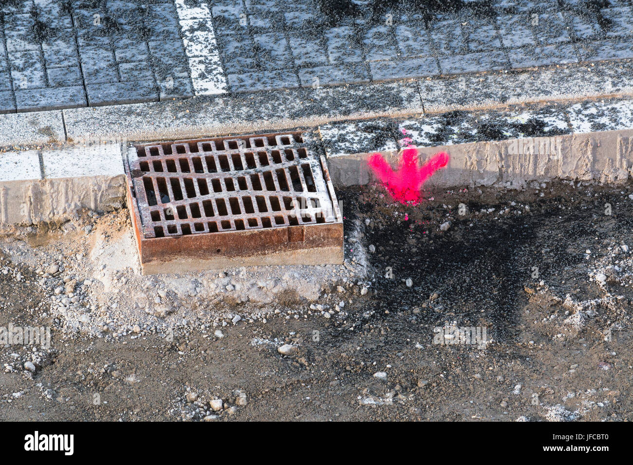 Concrete drainage channel hi-res stock photography and images - Alamy