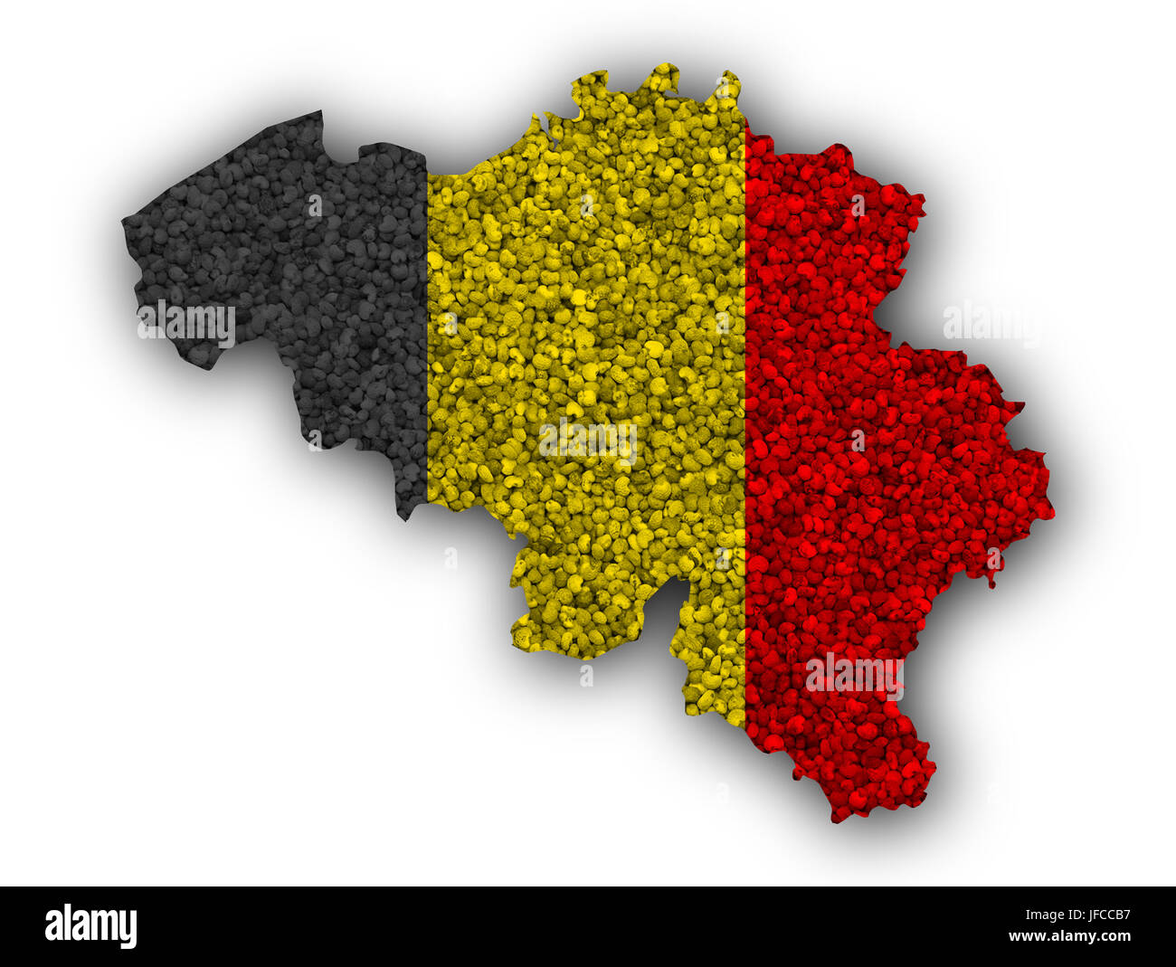 Textured map of Belgium in nice colors Stock Photo - Alamy