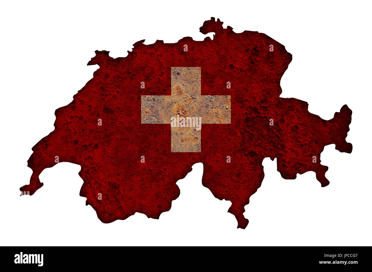 Textured map of Switzerland in nice colors Stock Photo - Alamy