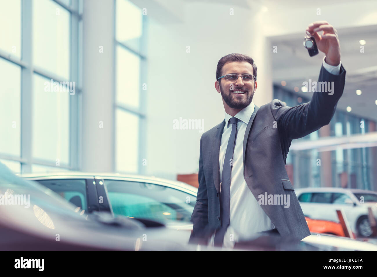 Happy driver hi-res stock photography and images - Alamy
