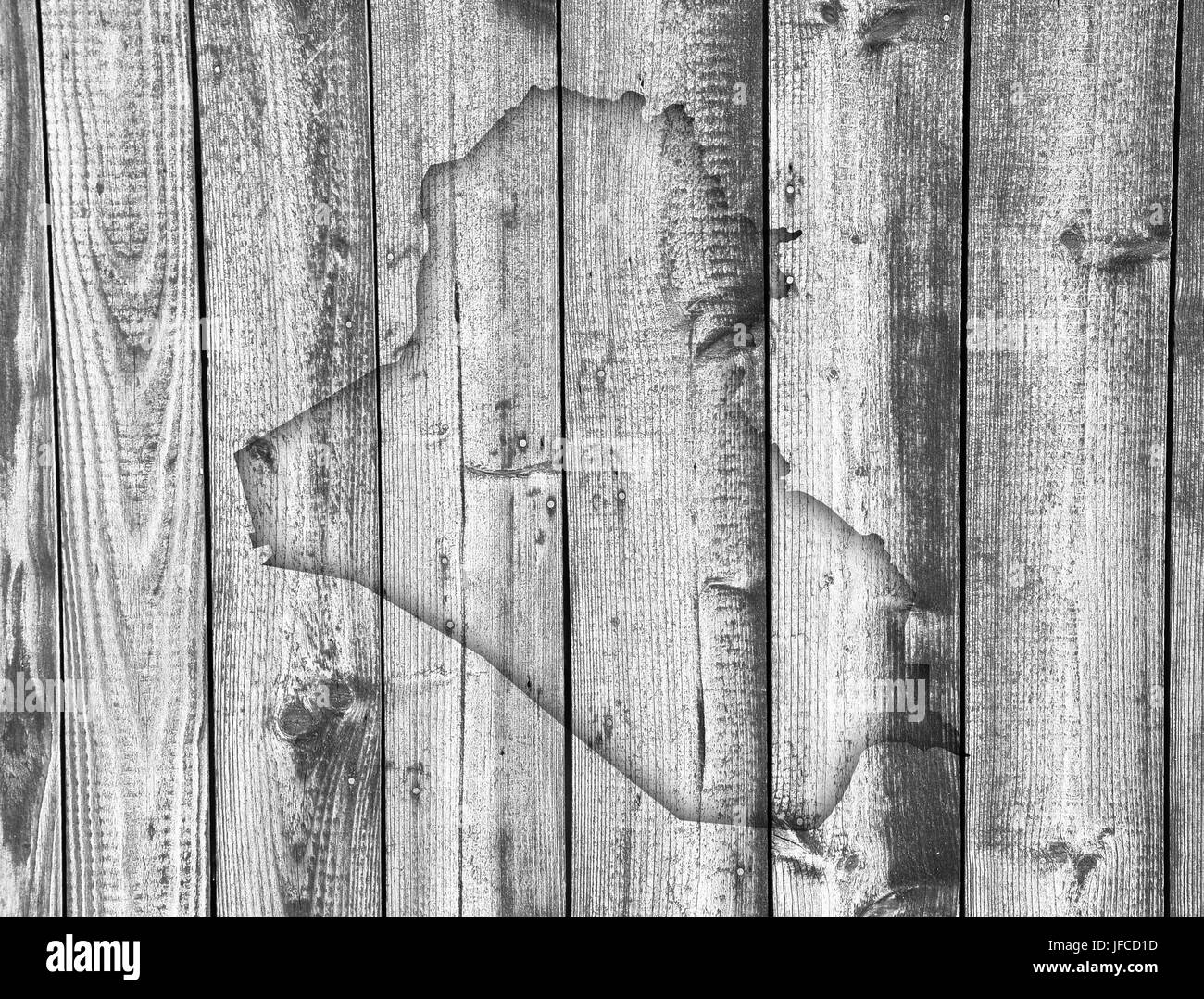 Map of Iraq on weathered wood Stock Photo - Alamy