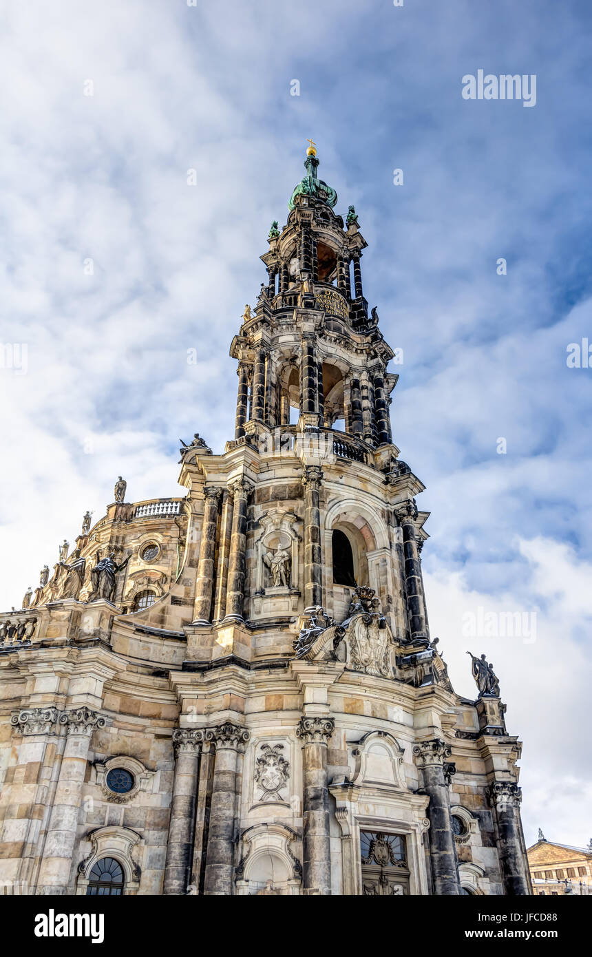 Roman catholic cathedral of dresden hi-res stock photography and images ...