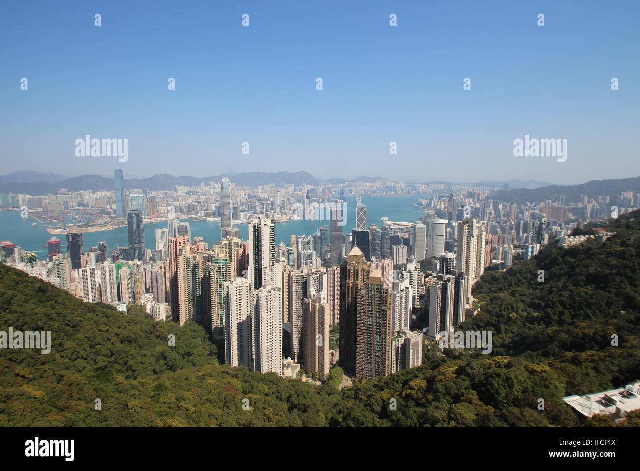 Hong kong and victoria peak gardens hi-res stock photography and images ...