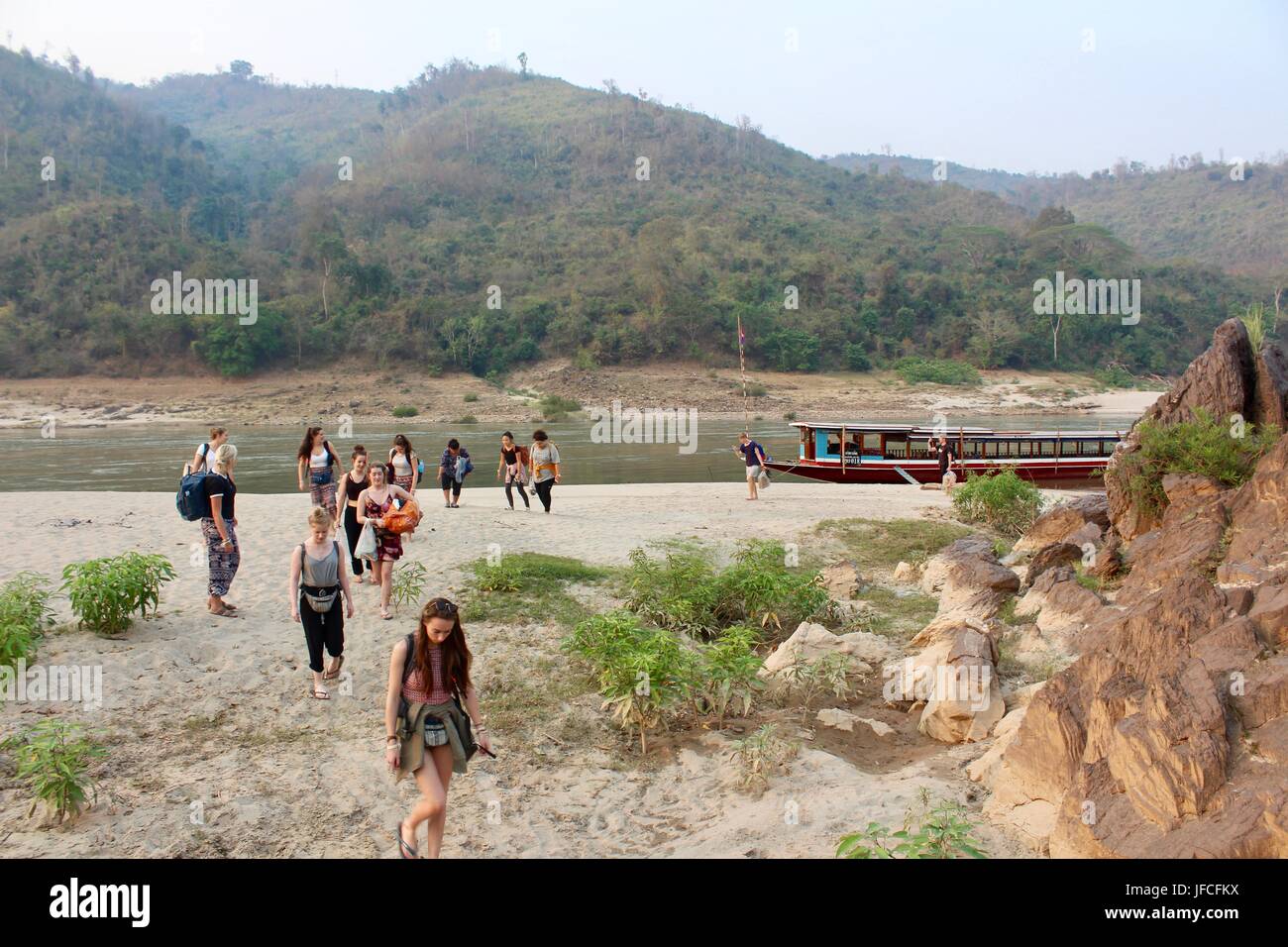 Blue lagoon vang vieng laos hi-res stock photography and images - Alamy