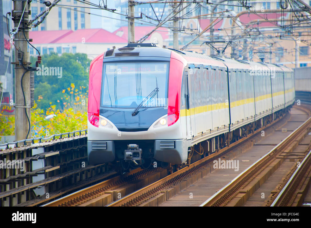 Subway train. Shanghai, China Stock Photo - Alamy