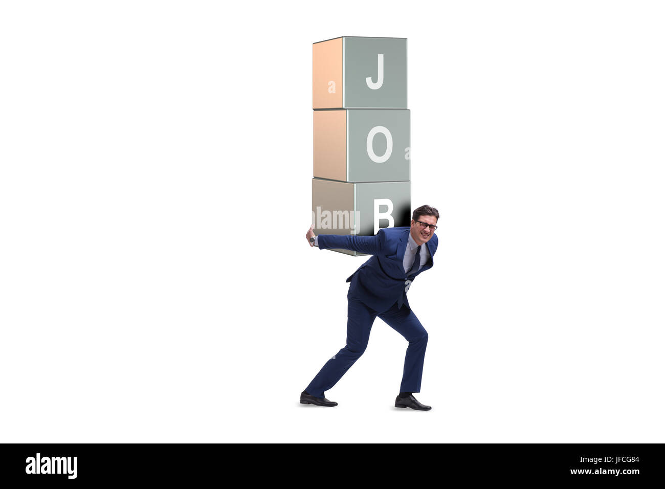 Overworked businessman sitting workplace Cut Out Stock Images ...