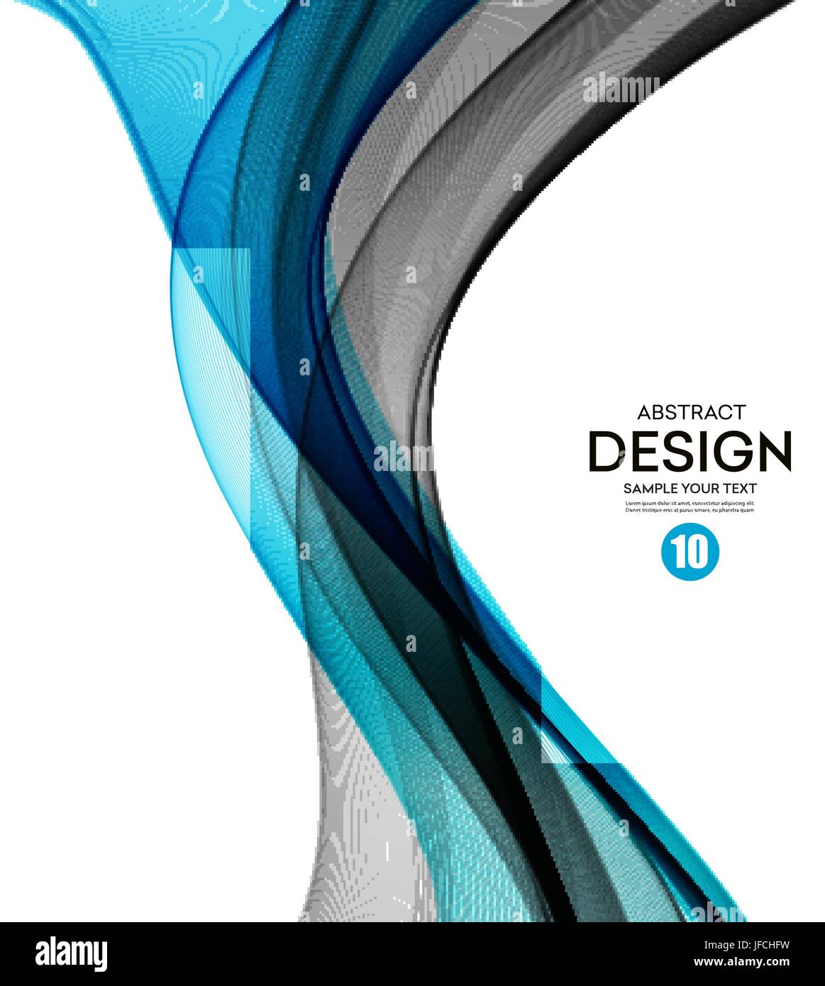 Fractal image colorful lines Stock Vector Images - Alamy