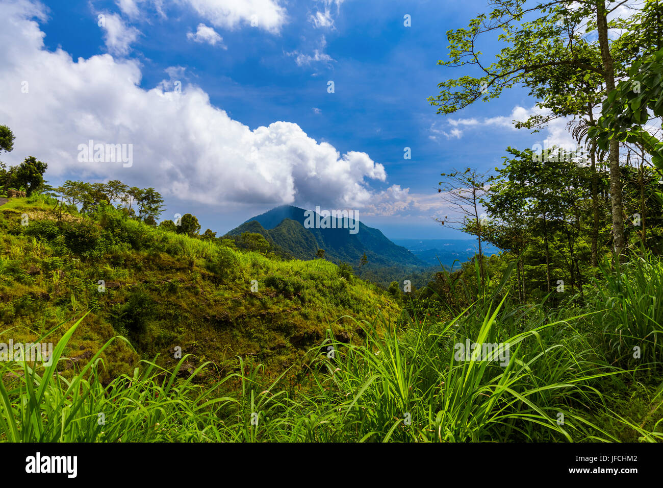 Mountains landscape - Bali island Indonesia Stock Photo - Alamy