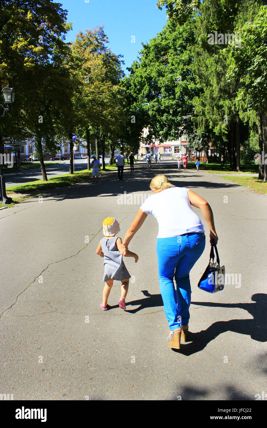 Child Running Away From Mom