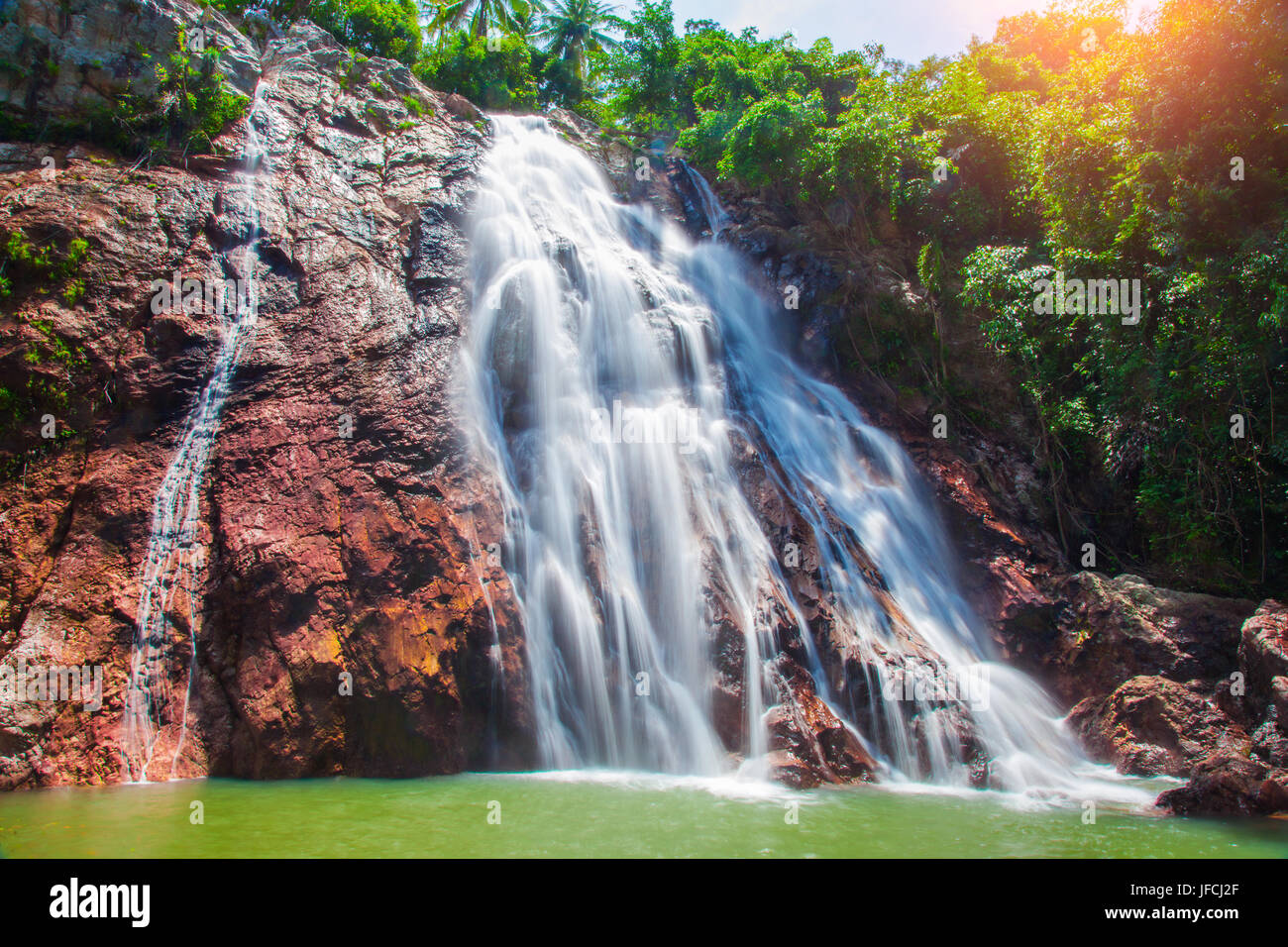 Na Muang 1 waterfall, Koh Samui, Thailand Stock Photo - Alamy