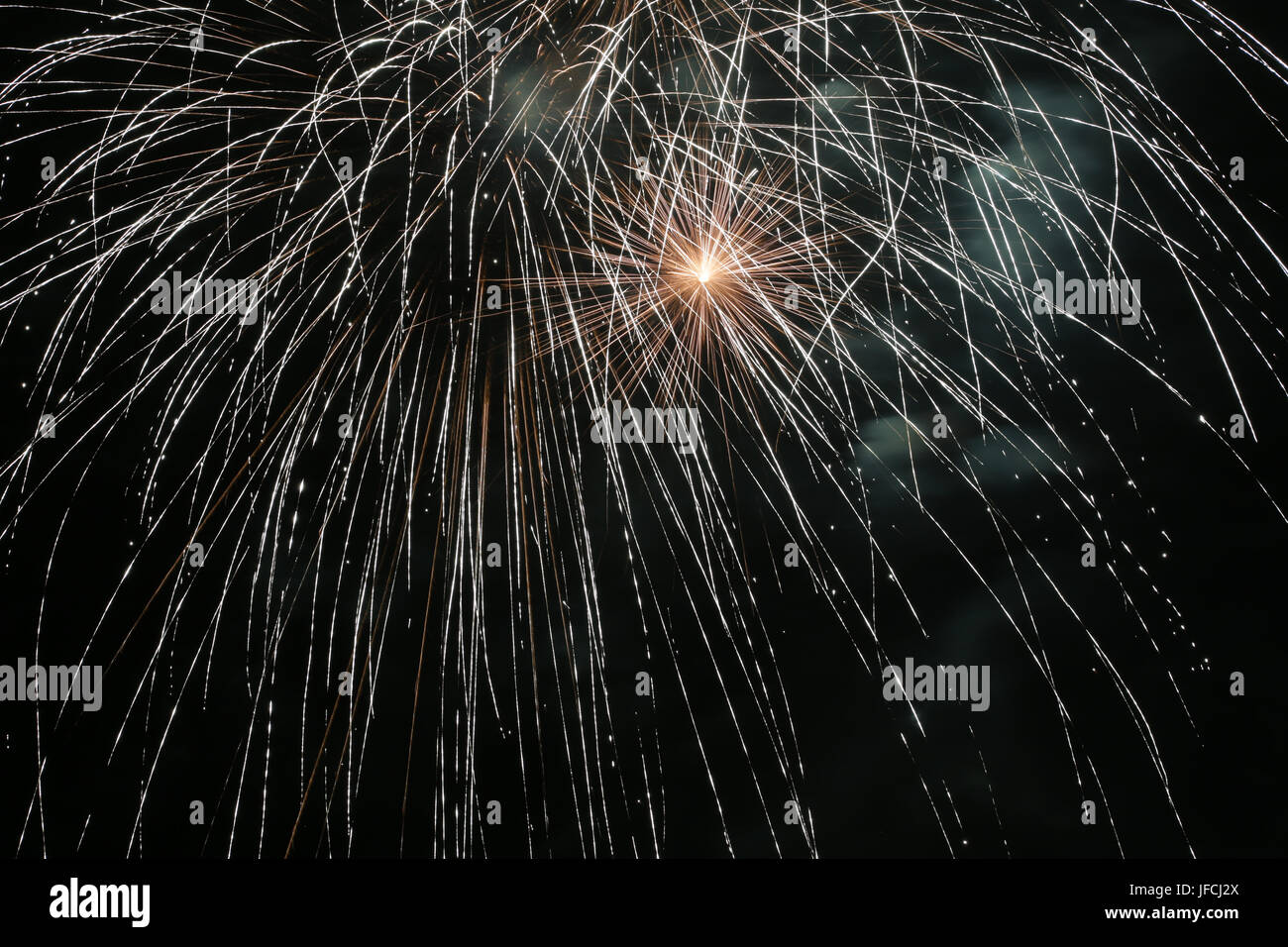 Fireworks at night Stock Photo - Alamy