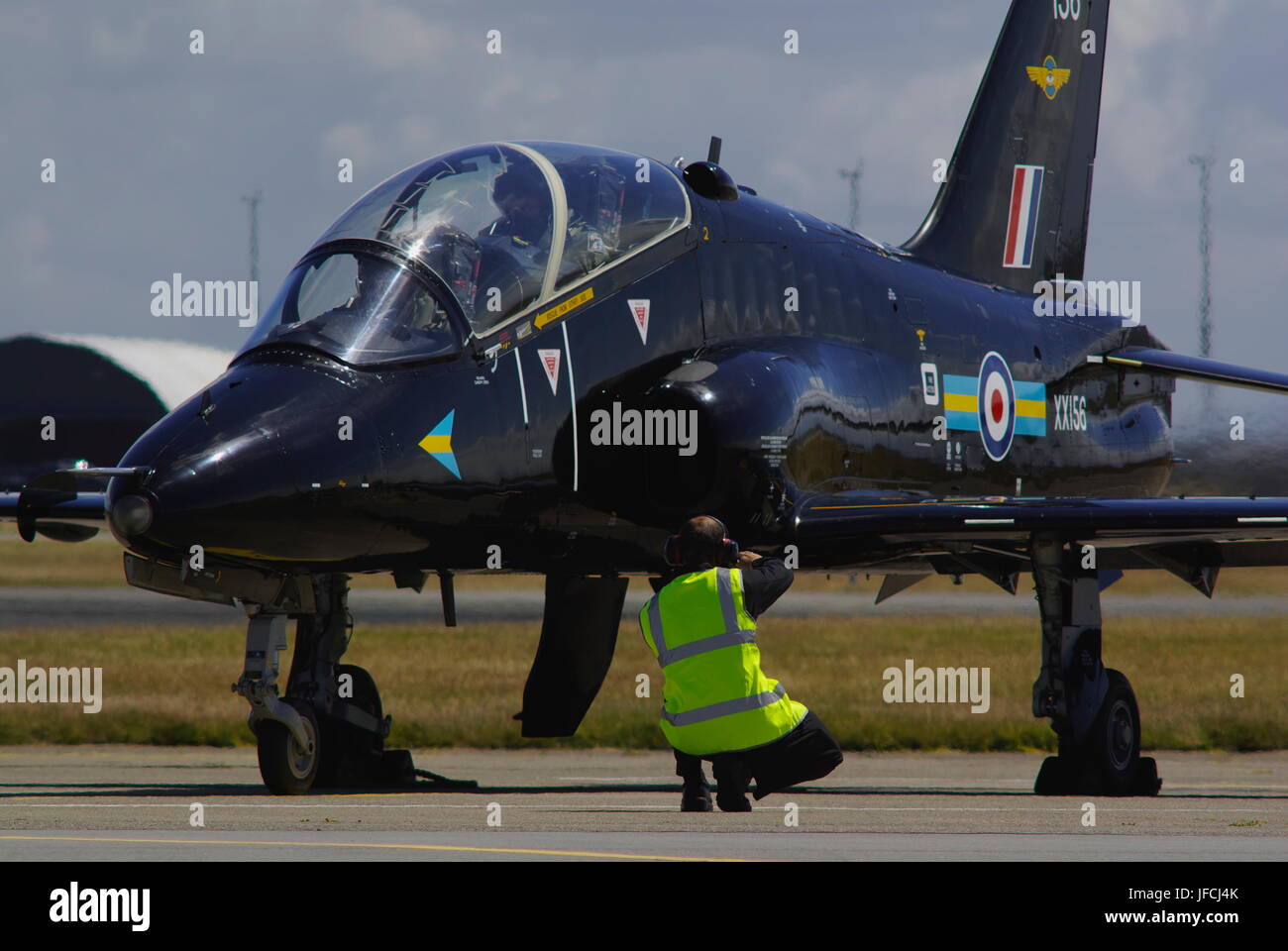 BAe Hawk T1 XX156, RAF Valley Stock Photo - Alamy
