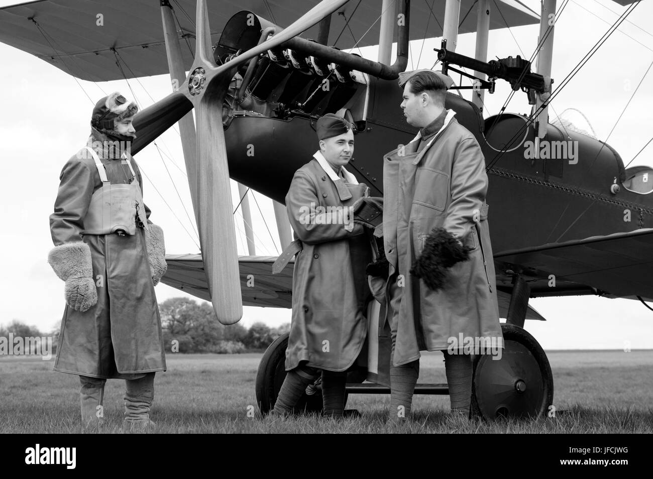 BE2e Replica A`2767, G-CJZO, at Stow Maries, Essex Stock Photo - Alamy