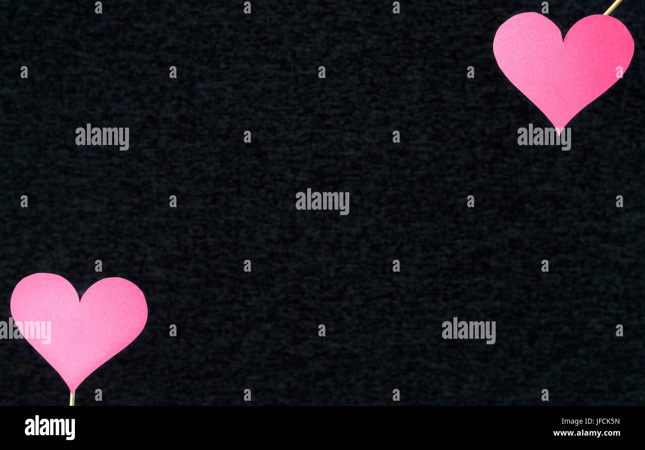 Dark heart background with free empty blank copy space for text or ...