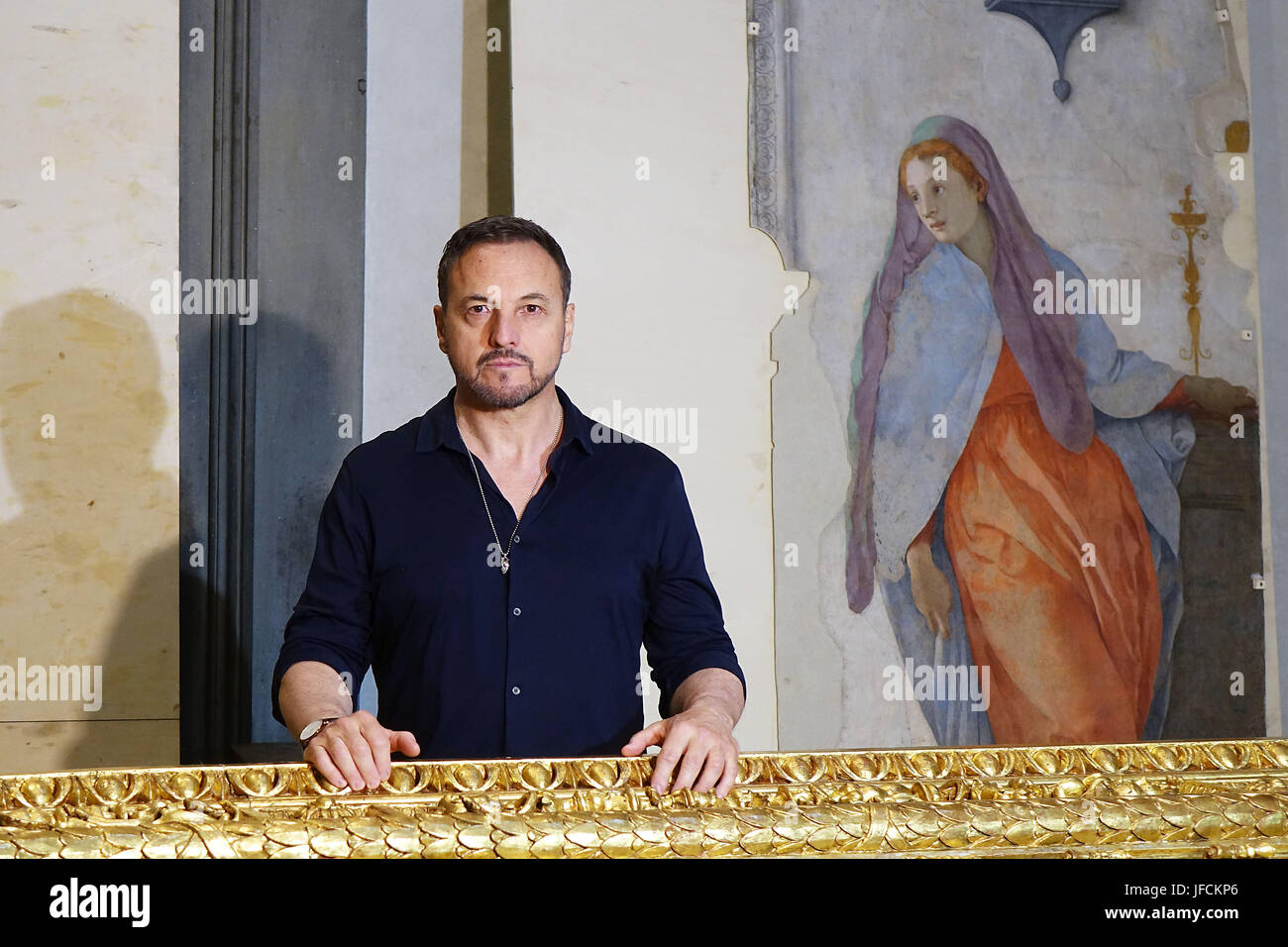 Florence, Restoration of the Capponi Chapel in the church of Santa ...