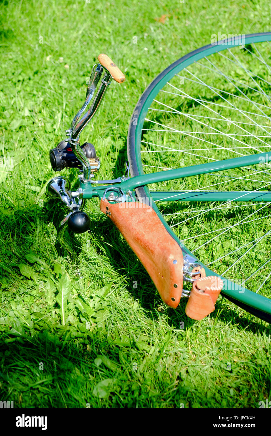 Vintage bicycles, celebrating old style cycling Stock Photo - Alamy