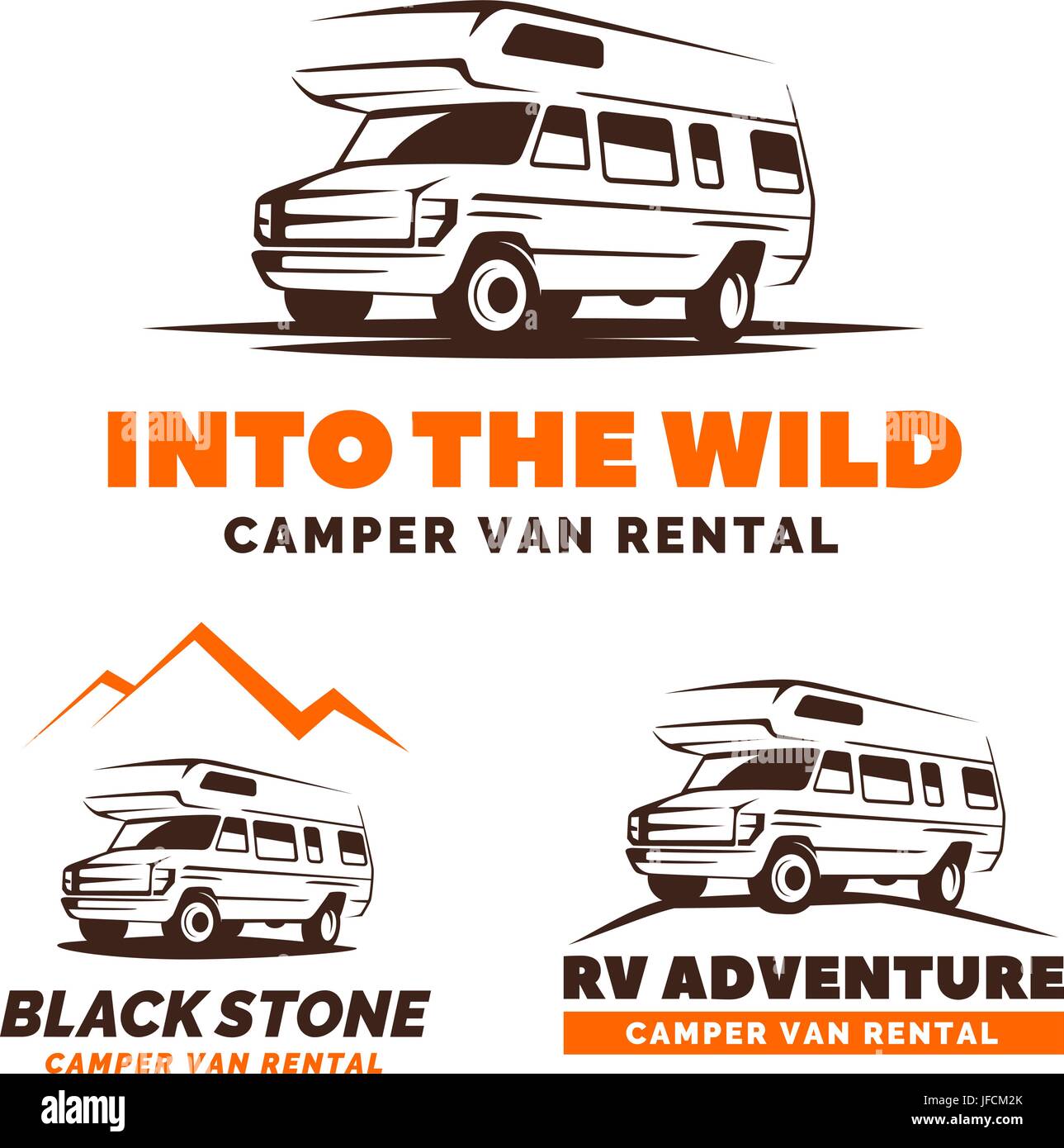 Recreational vehicle icon hi-res stock photography and images - Alamy