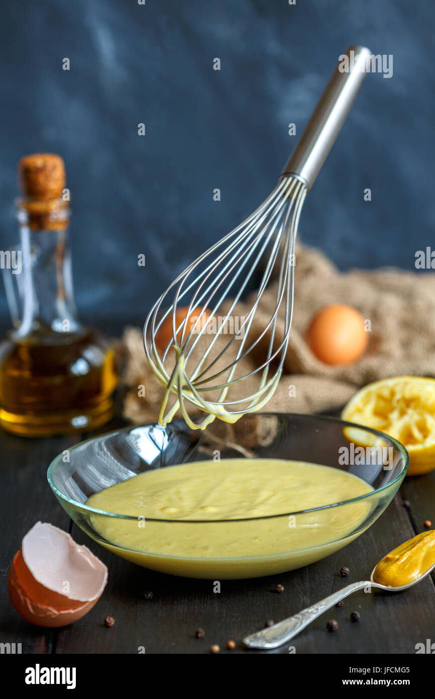 Mayonnaise recipe hi-res stock photography and images - Alamy