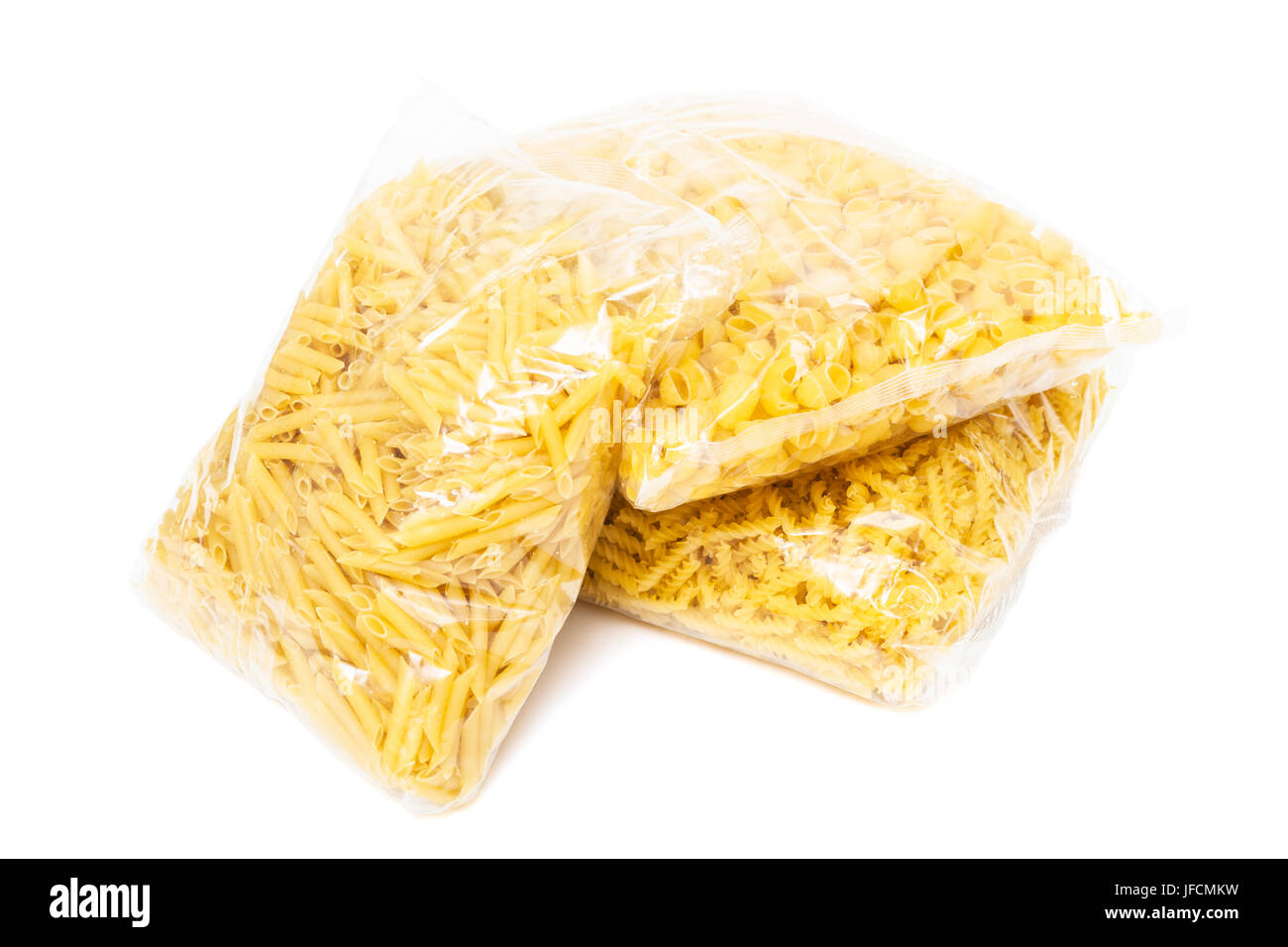 pasta in plastic package Stock Photo - Alamy