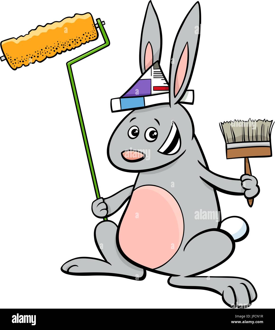 Decorator painter Stock Vector Images - Alamy