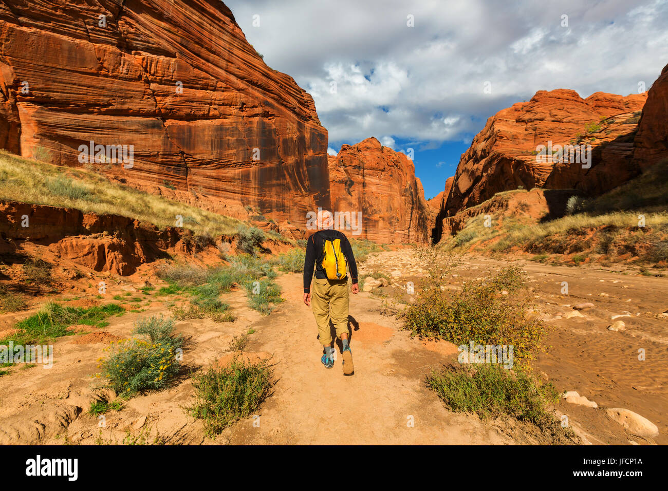 Hike in Utah Stock Photo - Alamy