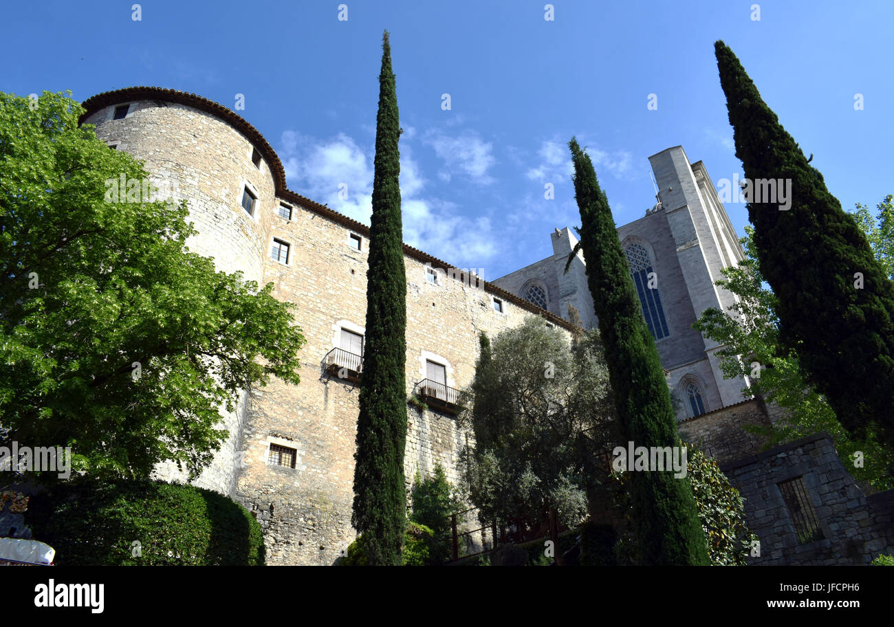 Cathedral of Gerona Spain Stock Photo - Alamy