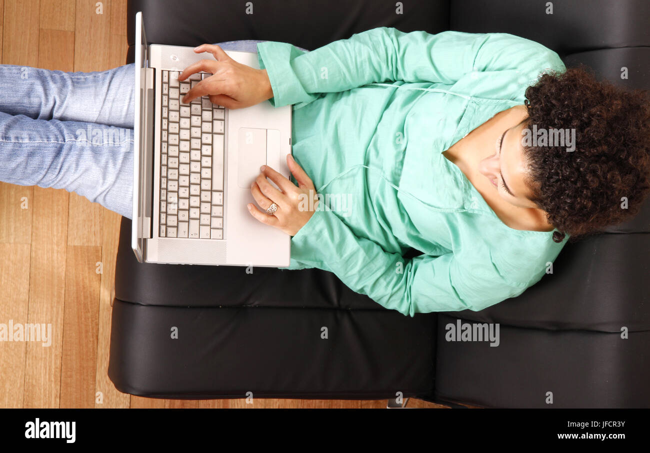 Surfing on the Internet Stock Photo - Alamy