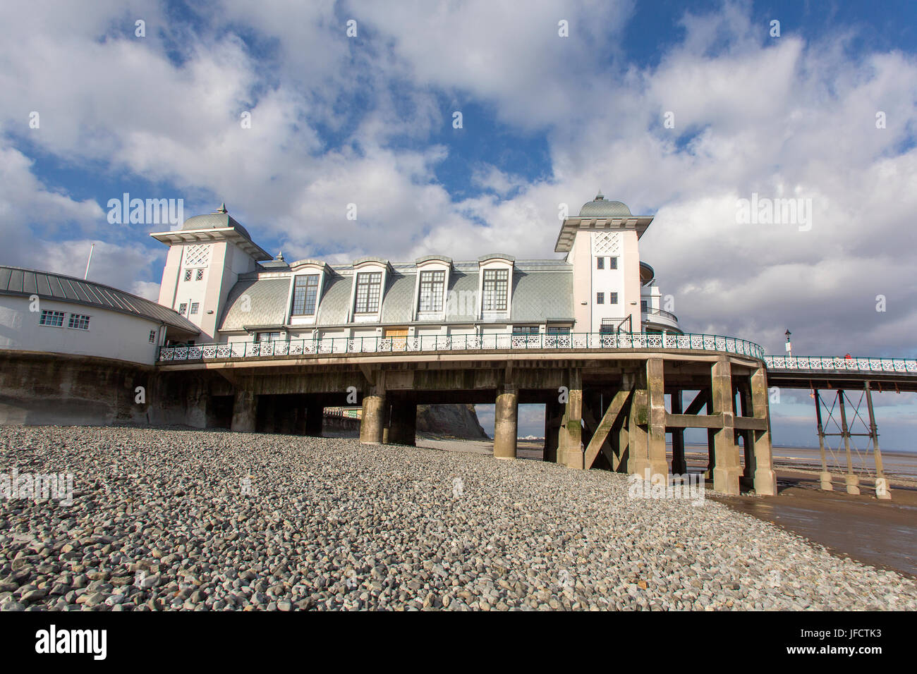 Penarth pier pavilion roof hi-res stock photography and images - Alamy