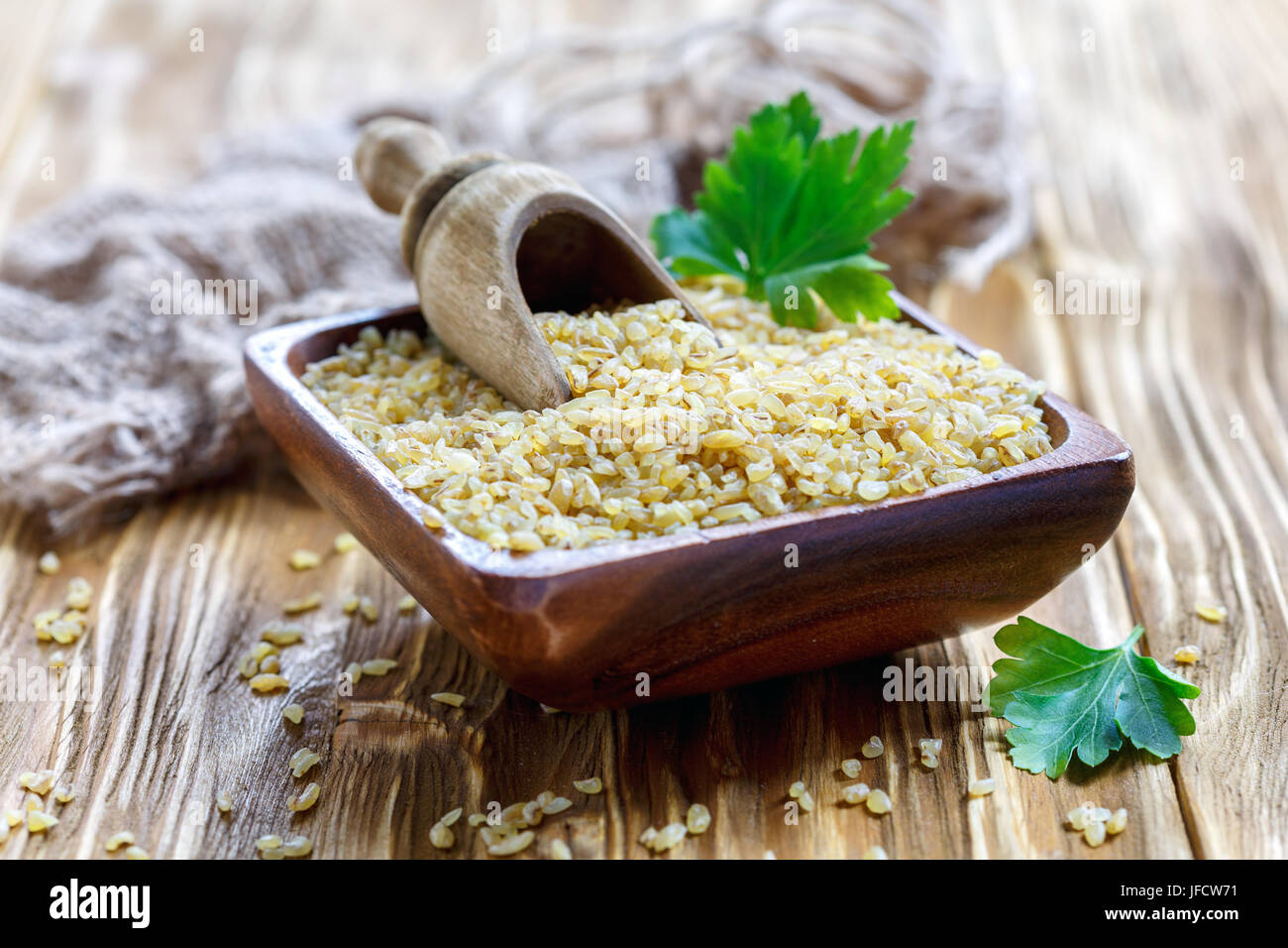 Raw bulgur hi-res stock photography and images - Alamy