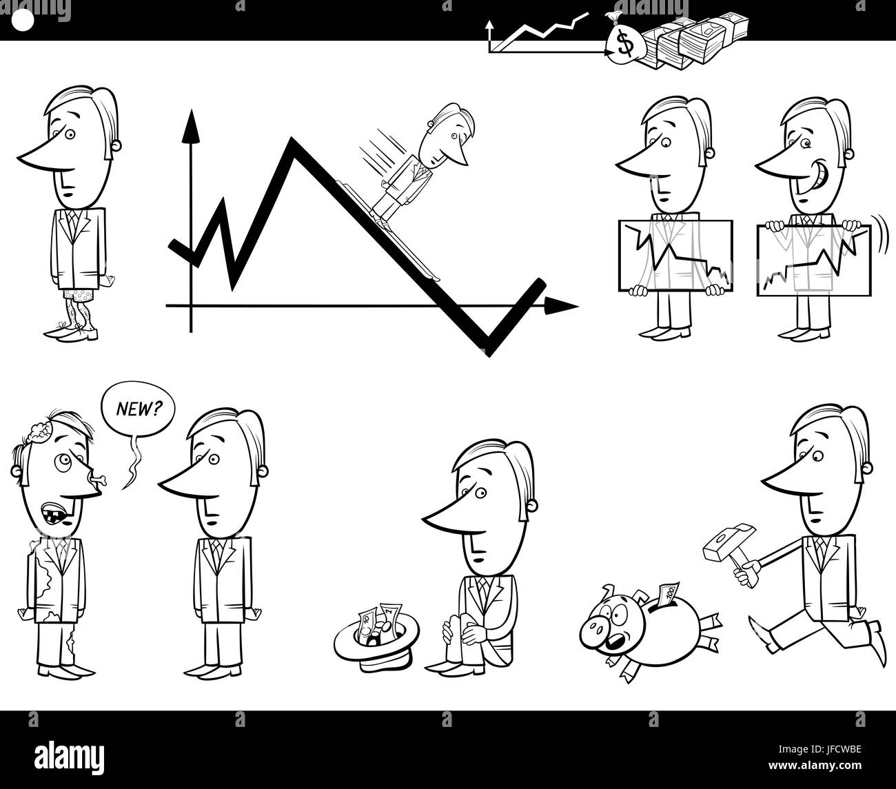 Cartoon metaphor hi-res stock photography and images - Alamy