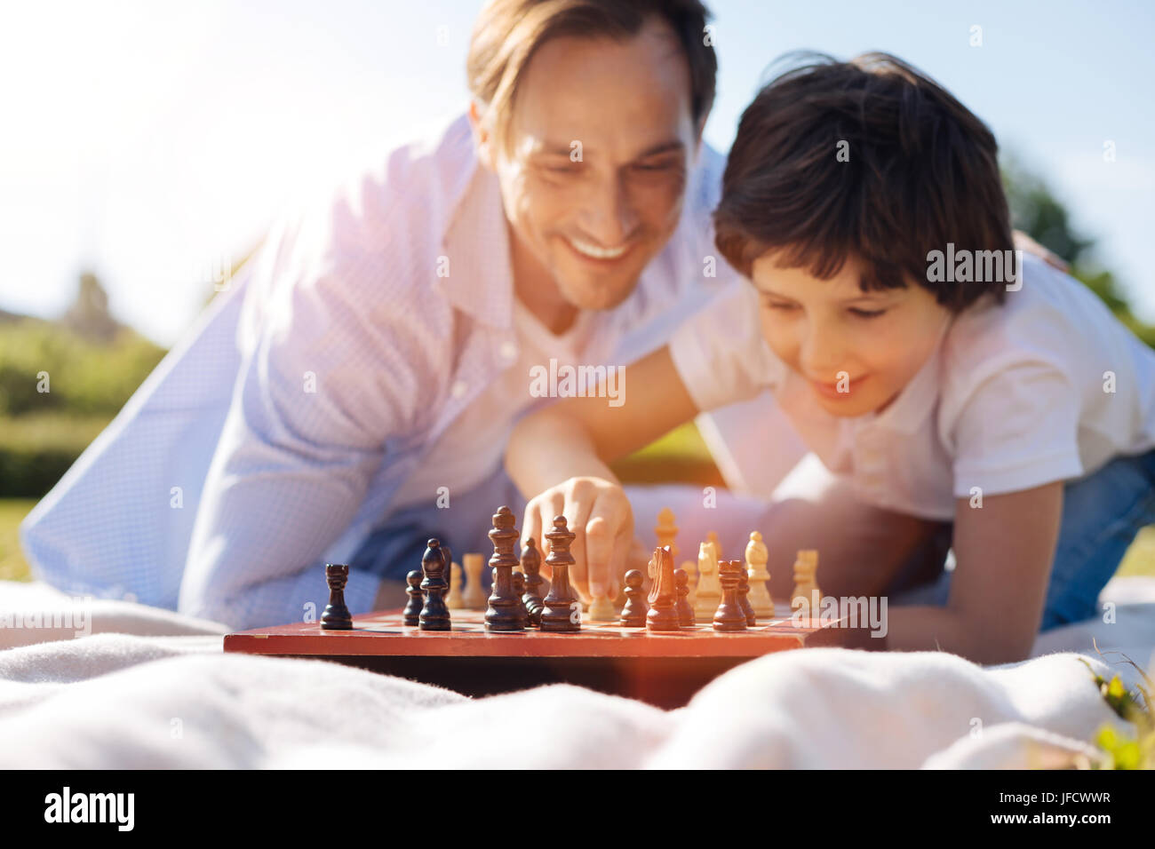 Nice move. Logical brilliant lively kid learning the rules of the ...