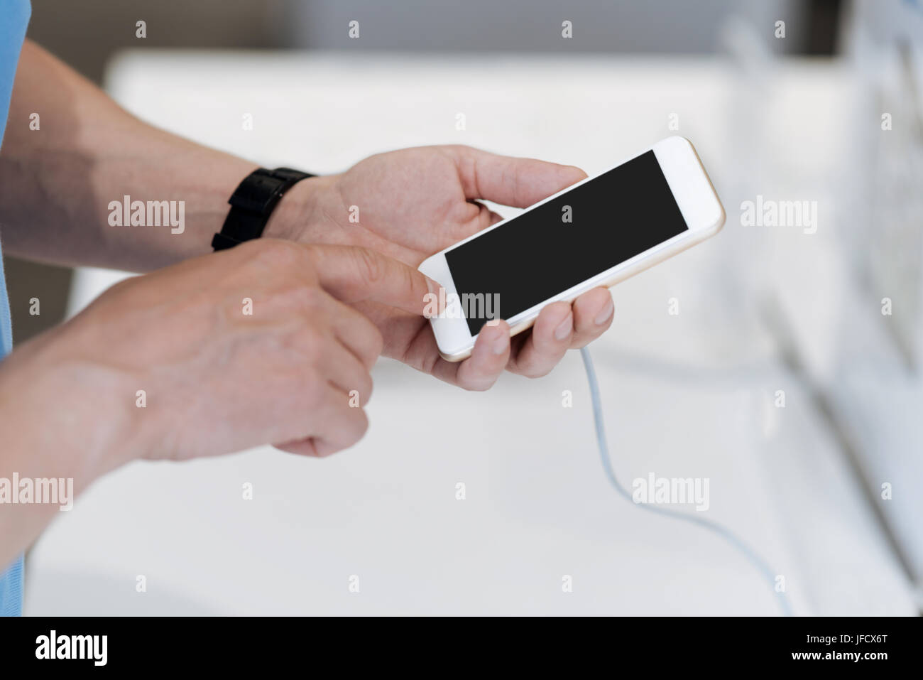 Phone product test hi-res stock photography and images - Alamy