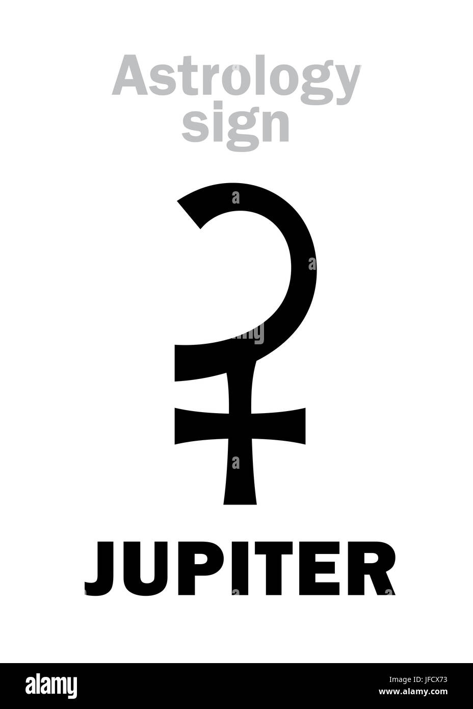 Astrology: planet JUPITER Stock Photo - Alamy